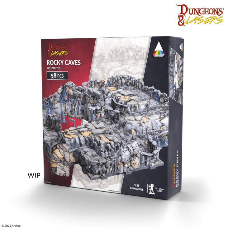 Archon Studio - ROCKY CAVES PrismaCast™ pre-painted